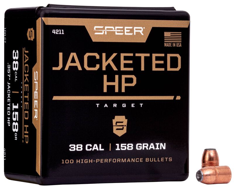 Buy Jacketed Handgun Bullet, .357, 158 Grain, 100 Count | Speer