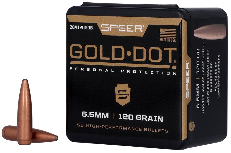 Buy Gold Dot Rifle Component Bullet .264 Ammo 120 | 264120GDB