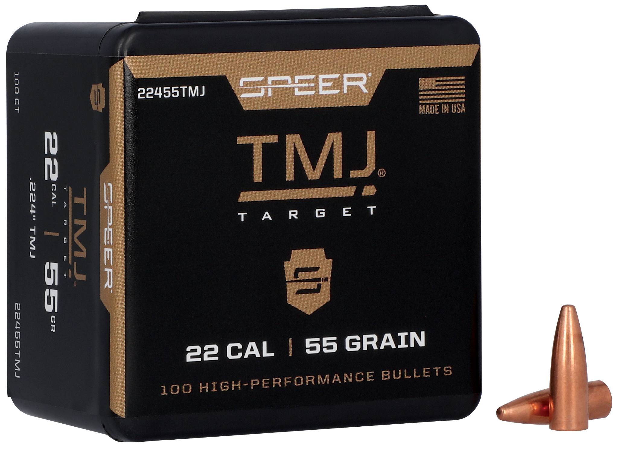 Shop TMJ Rifle Bullet .224 Ammo 55 | 22455TMJ