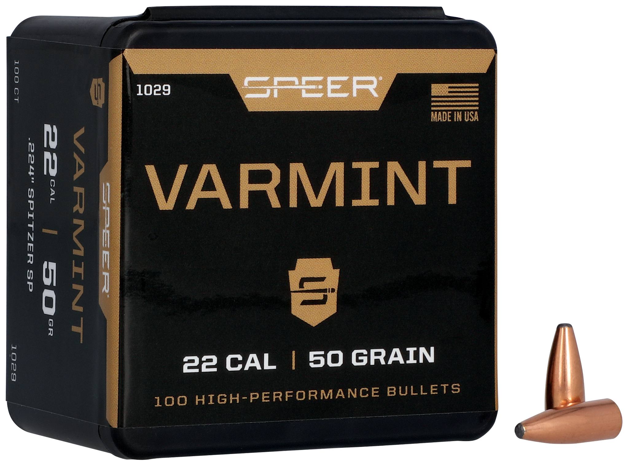 Buy Varmint Soft Point Bullet .224 Ammo 50 | 1029