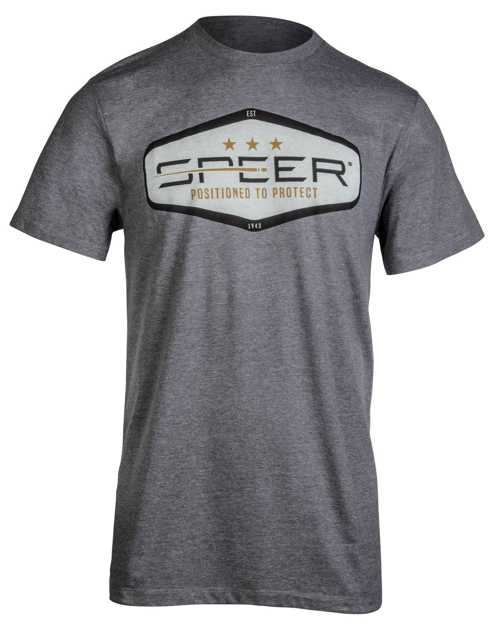 Buy Speer 3 Star Gray T-Shirt | Speer