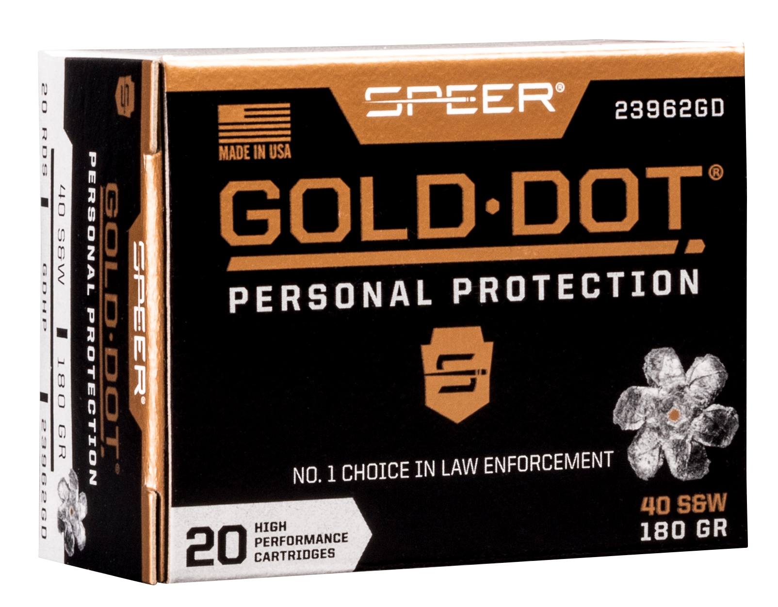Buy Gold Dot Handgun Personal Protection, 40 S&W, 180 Grain, Gold Dot ...