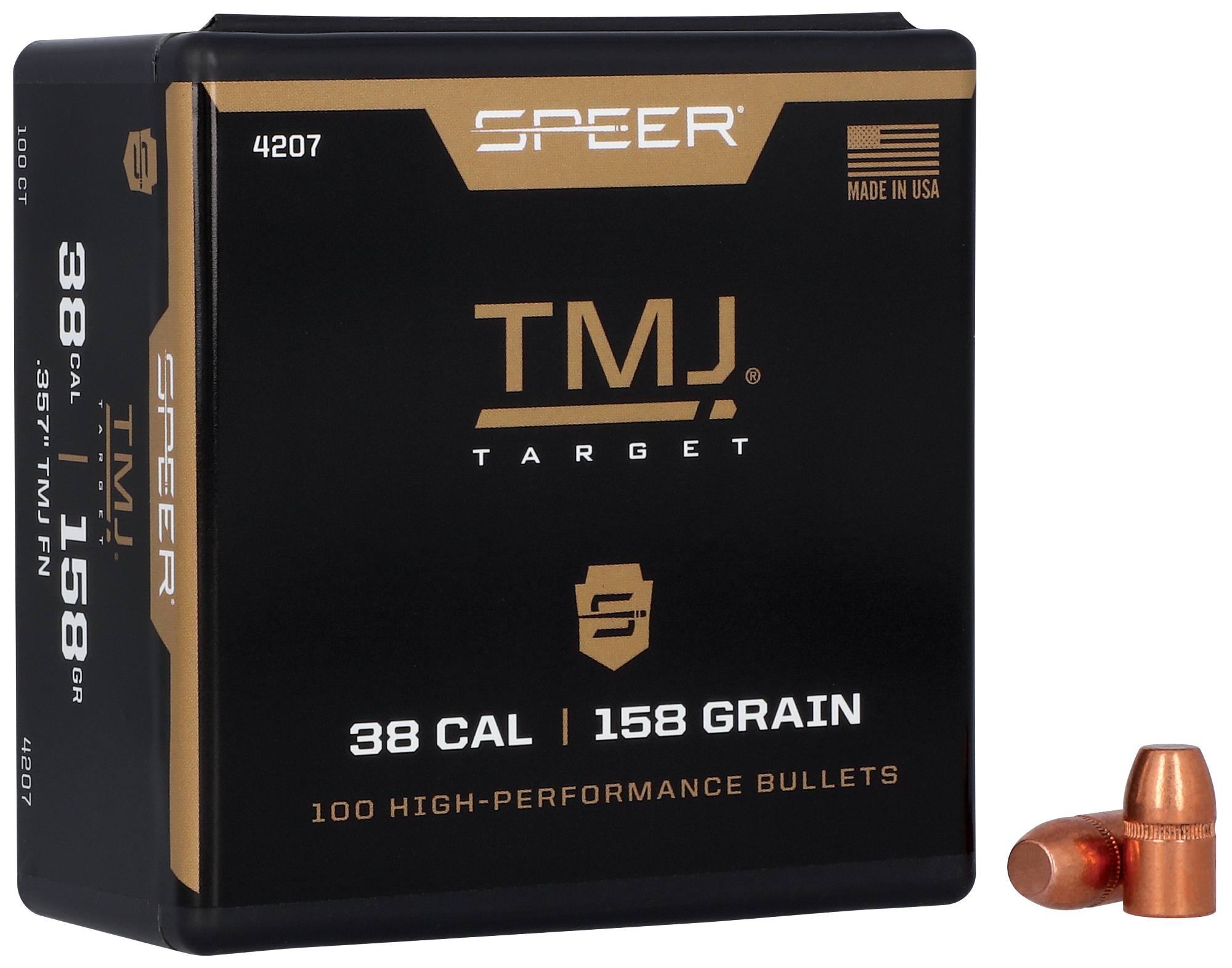 Shop TMJ Handgun Bullet .357 Ammo 158 | 4207